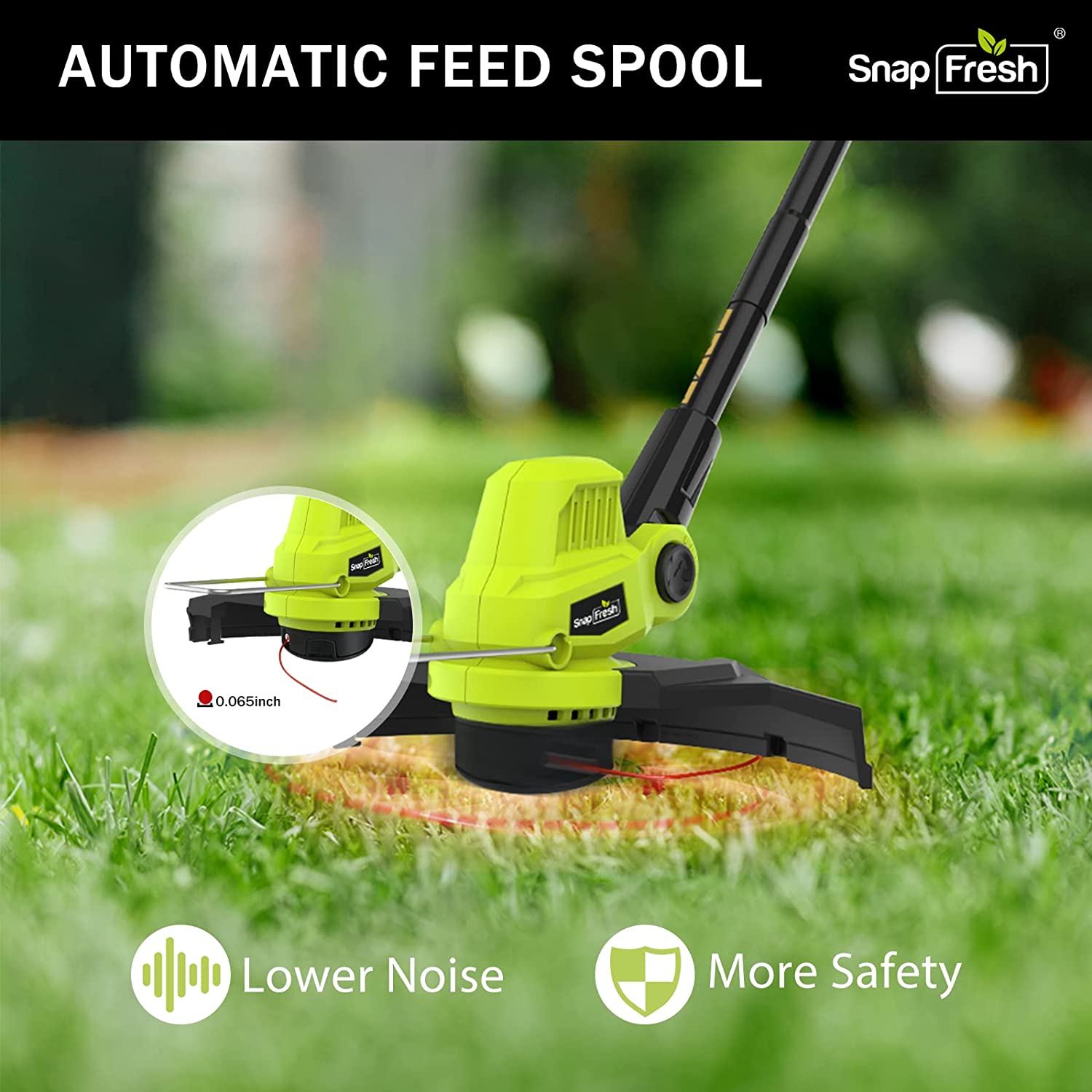 20V Cordless String Trimmer with 2.0Ah Li-ion Battery and Charger ...