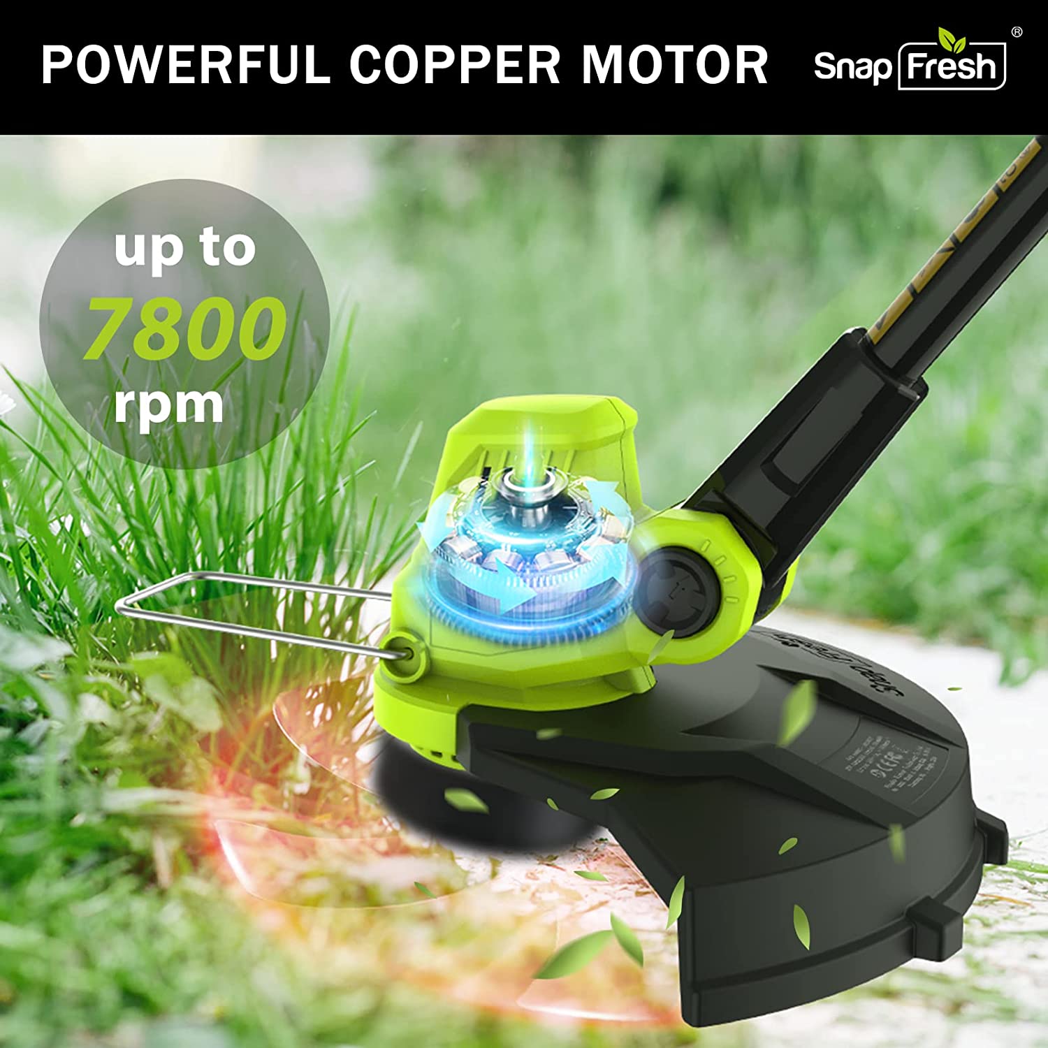 20V Cordless String Trimmer with 2.0Ah Li-ion Battery and Charger ...