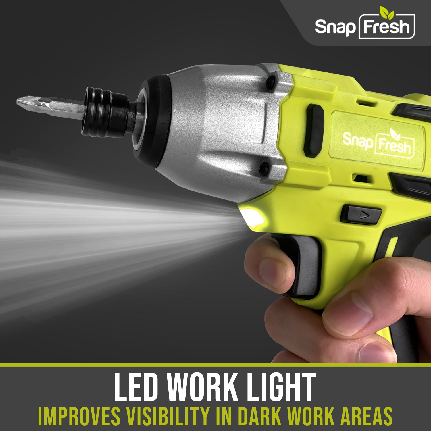 20V Impact Driver Set with 2.0Ah Li-ion Battery and Charger– SnapFresh-CA